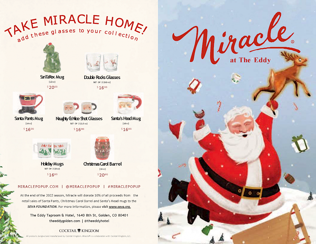 The Eddy Taproom - Miracle at The Eddy Menu